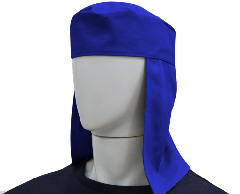 Touca Árabe em brim – azul – Brasil EPI